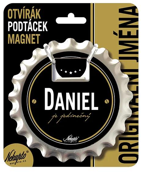 V.I.P. Otvírák na pivo, podtácek se jménem DANIEL V.I.P.