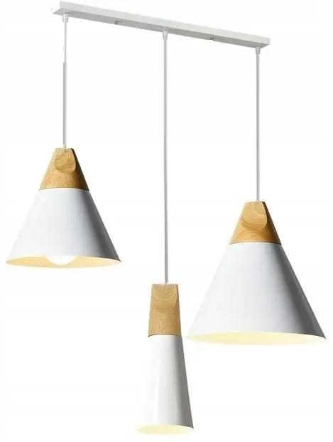 Toolight - Závěsná stropní lampa Scandi - bílá