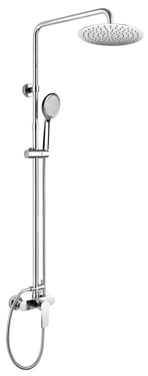 Mereo Dita sprchová baterie s talířovou kulatou slim sprchou, nerez CBE60104SCD