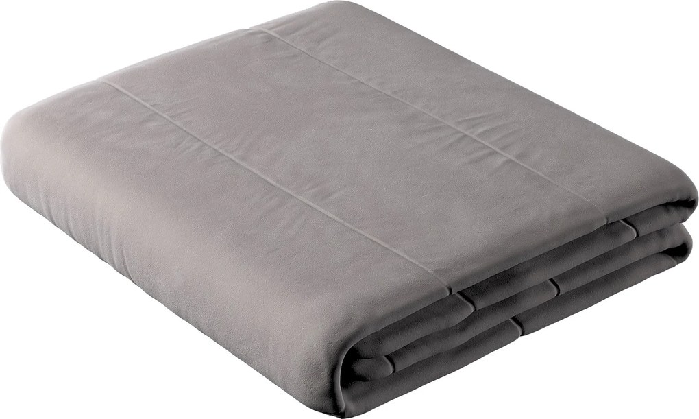 Sametový přehoz Velvet barva šedá látka lesklé, sametová