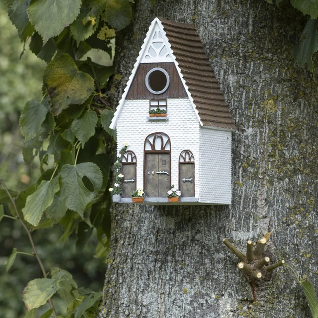 Ptačí budka Farm, 24,5x13,5x13 cm, polyresin, vícebarevná