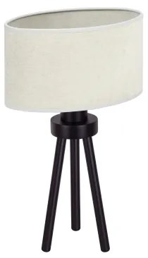 Duolla - Stolní lampa OVAL 1xE27/15W/230V pr. 30 cm šedá