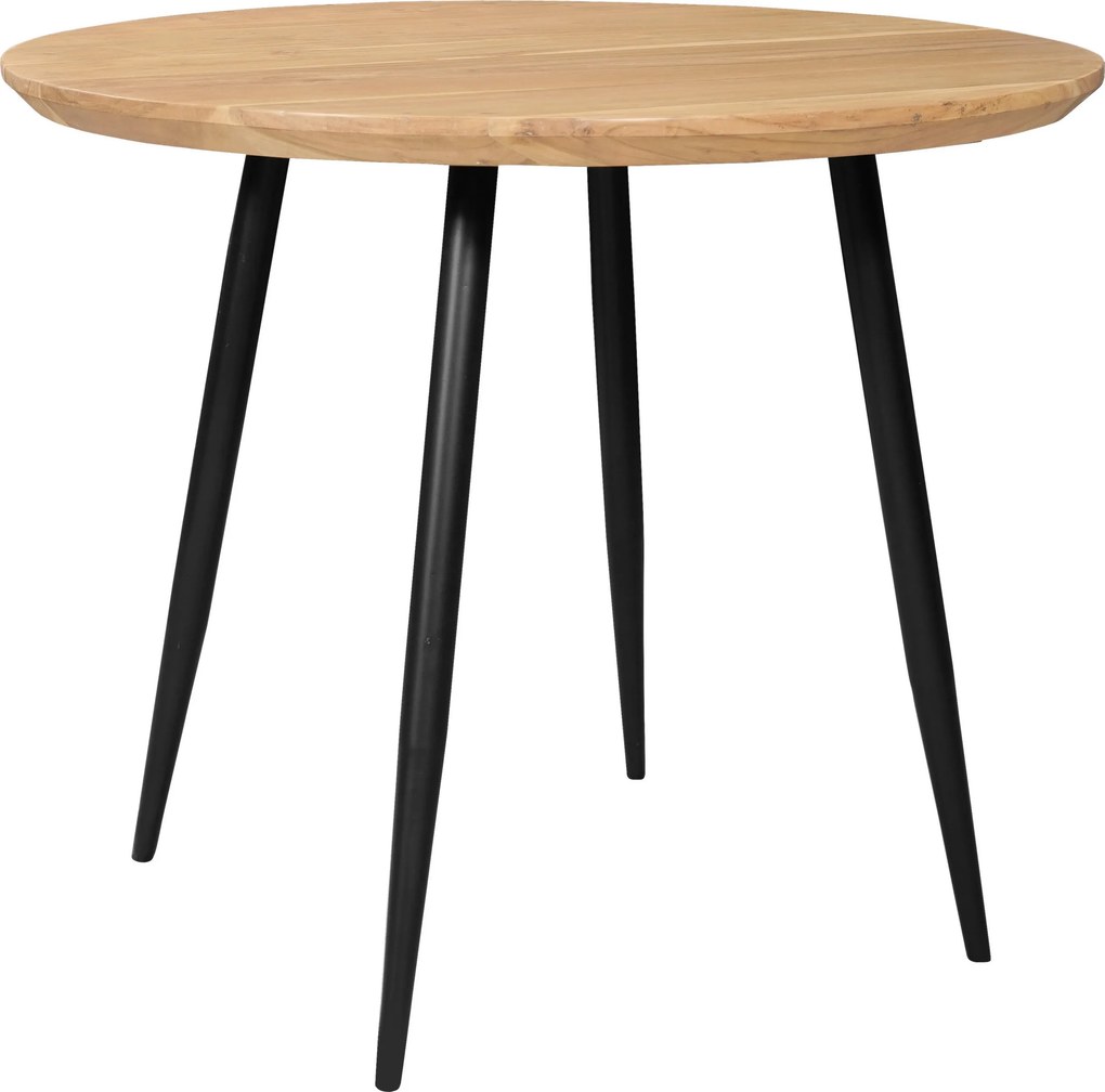 XXXLutz JÍDELNÍ STŮL, akácie, černá, barvy akácie, 80/80/76 cm Stylife - Jídelní stoly - 002193002301