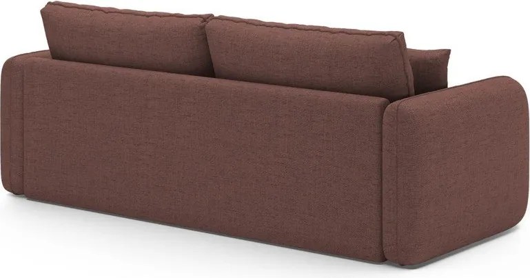 Tmavě růžová rozkládací pohovka 225 cm Dormi – Micadoni