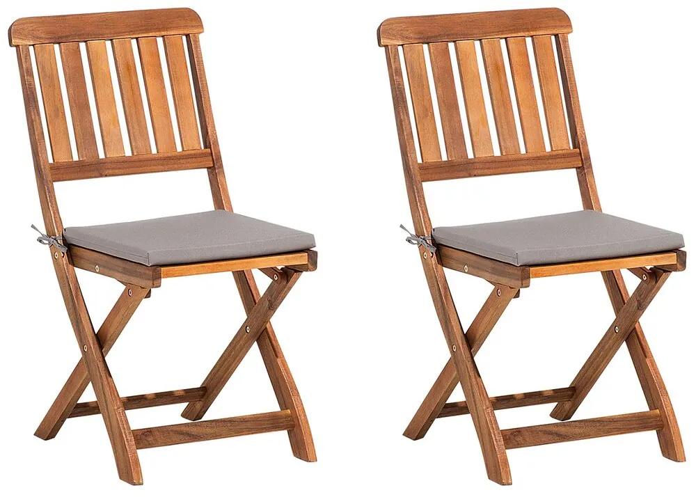 Sada dvou zahradních židlí CENTO Beliani