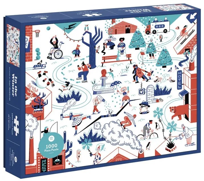 Chronicle Books Puzzle V zimě 1000 dílků