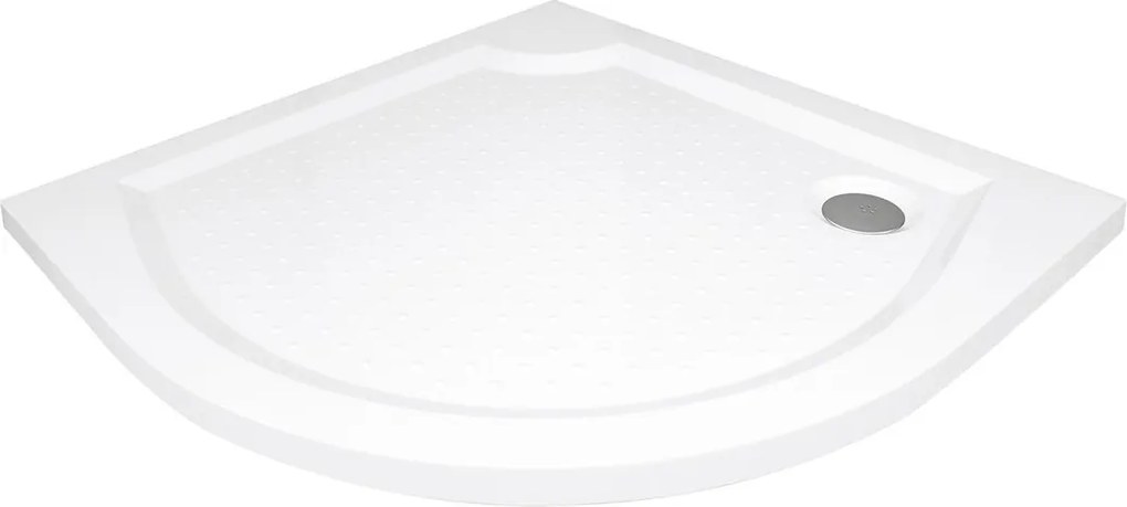 Gelco Gelco, VIVA90 sprchová vanička z litého mramoru, čtvrtkruh, 90x90x4cm, R550, GV559
