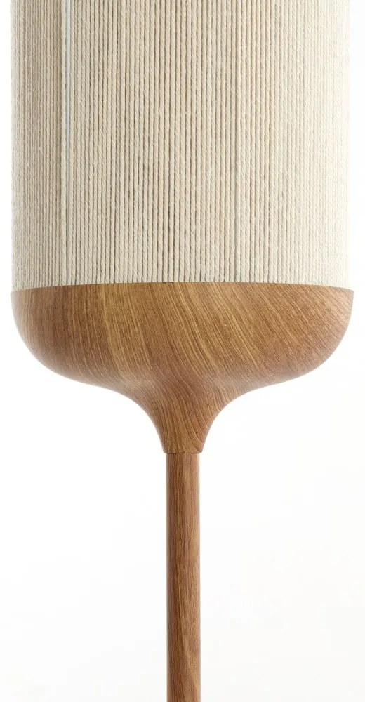 Stojací lampa v přírodní barvě s textilním stínidlem (výška 159 cm) Dania – Light &amp; Living