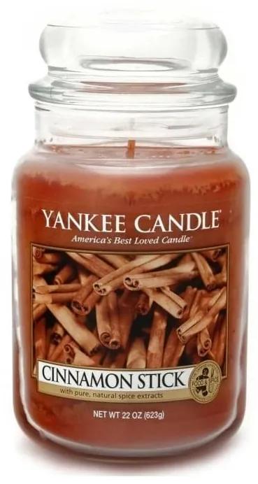 Vonná svíčka Yankee Candle Cinnamon Stick, velká