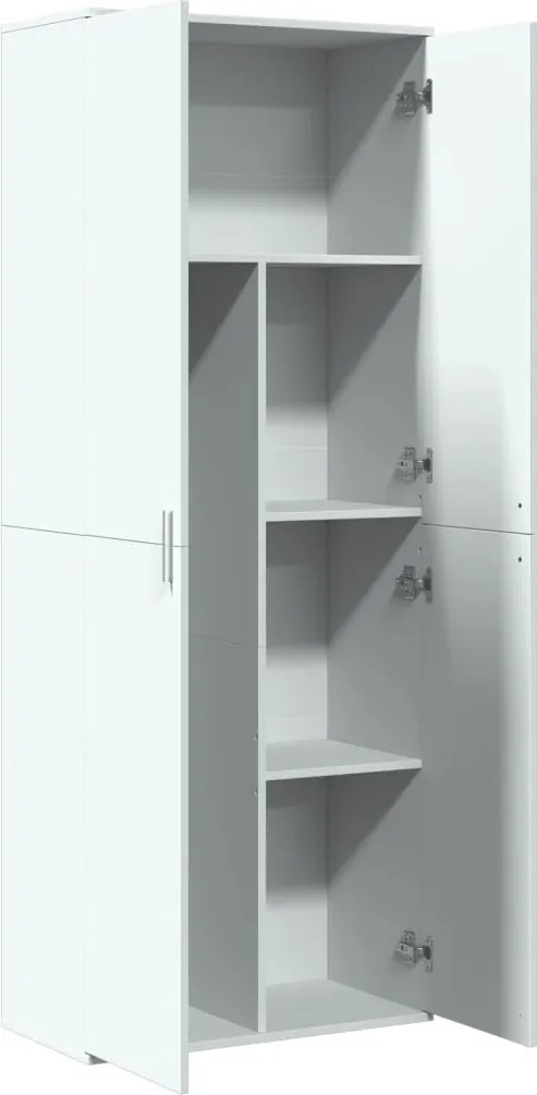 Skříň highboard bílá 70 x 35 x 180 cm kompozitní dřevo 3276658