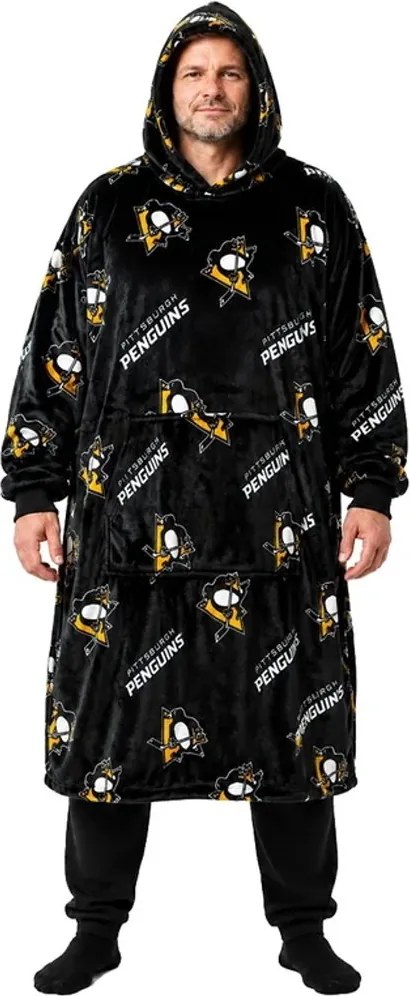 Mikinová televizní deka NHL Pittsburgh Penguins - vel. XL