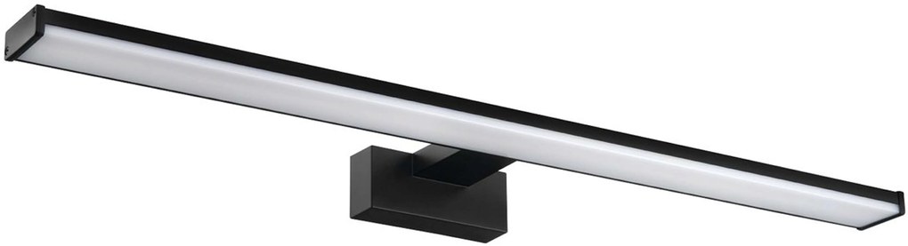 Sapho - LED svítidlo Chicago XL, 600x120x40 mm, 12W, matná černá AU470