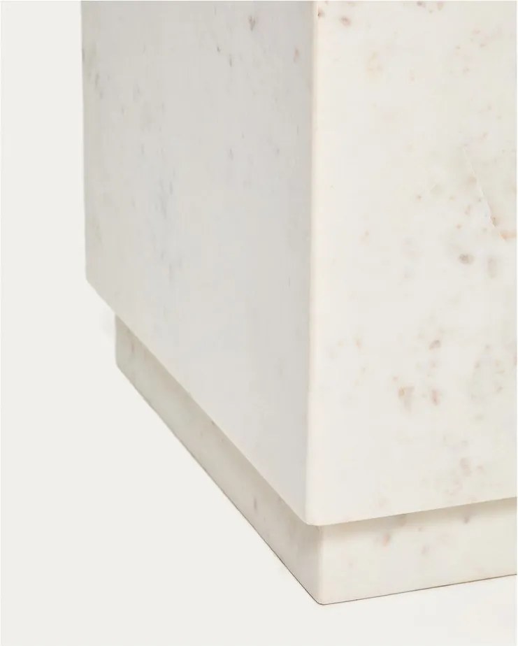 Mramorový odkládací stolek 40x40 cm Sorein – Kave Home