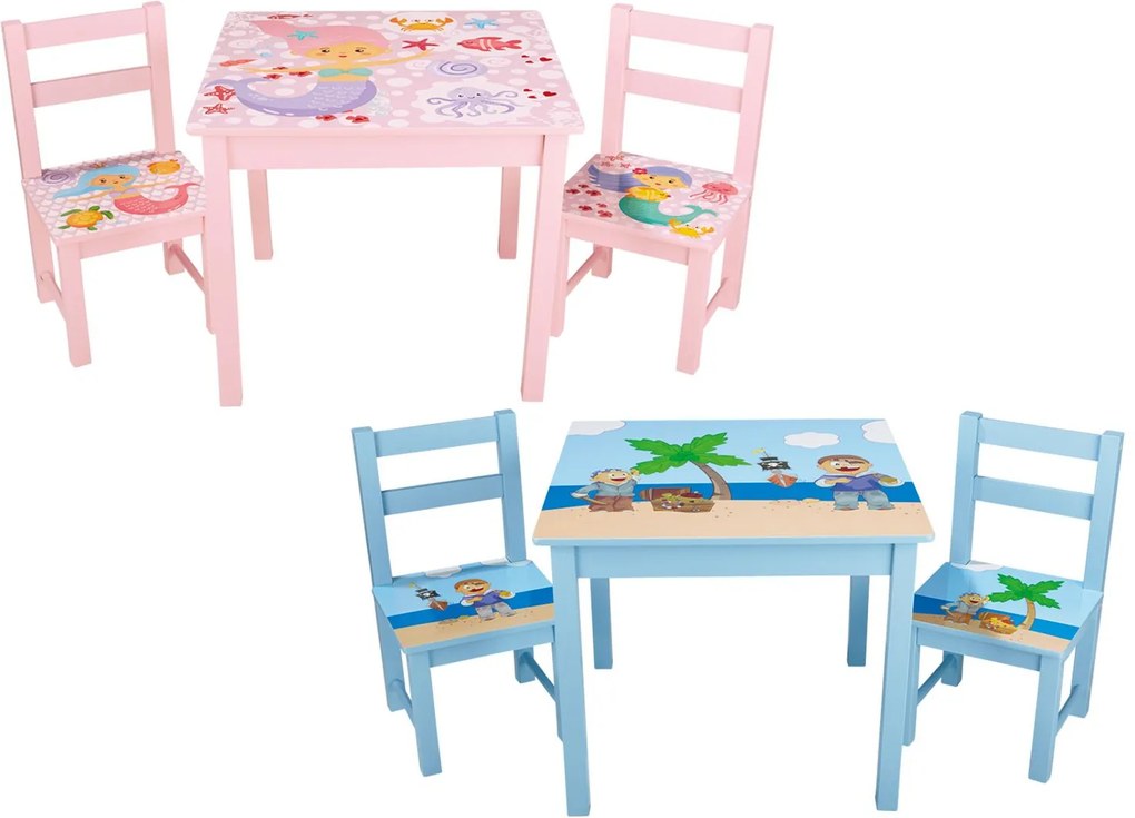LIVARNOLIVING® Dětský stůl se 2 židličkami