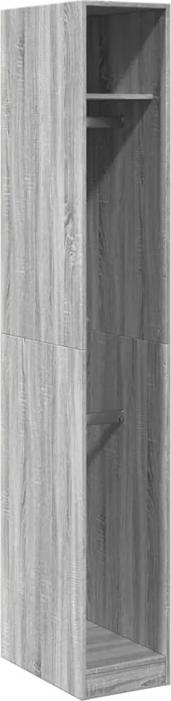 Šatní skříň šedá sonoma 30 x 50 x 200 cm kompozitní dřevo 3307779