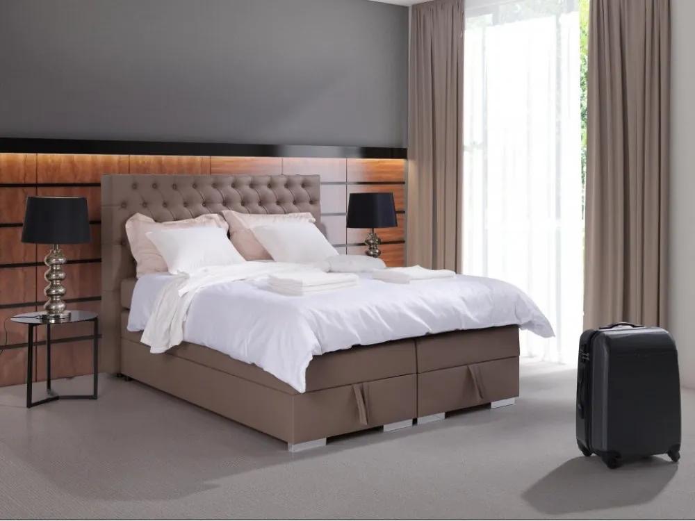 Luxusní čalouněná postel CASABLANCA 160x200 cm Solid 1