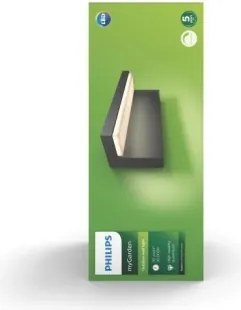 Venkovní nástěnné LED svítidlo Philips Bustan 16483/93/P0 4,5W 2700K teplá bílá IP44