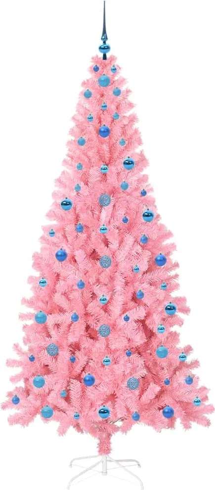 Vánoční stromeček Růžová 210 cm PVC 3396445