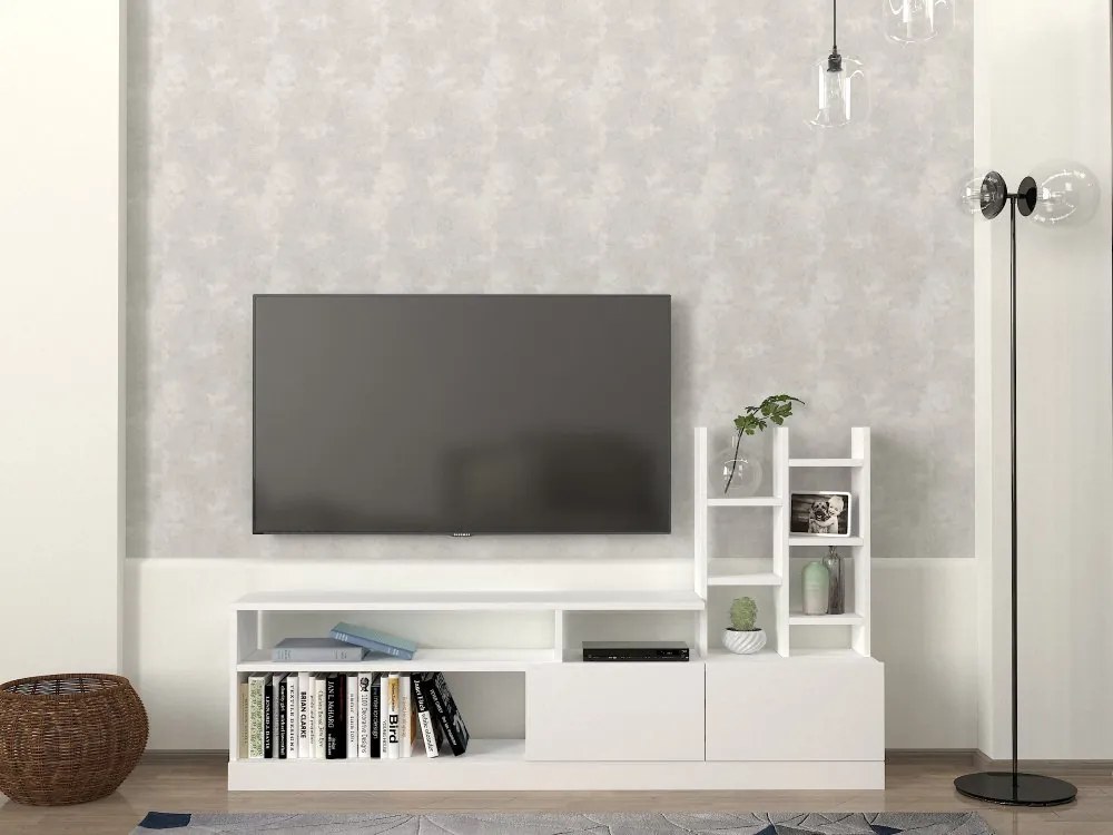 TV stěna / Sestava pod TV Dolunay - White