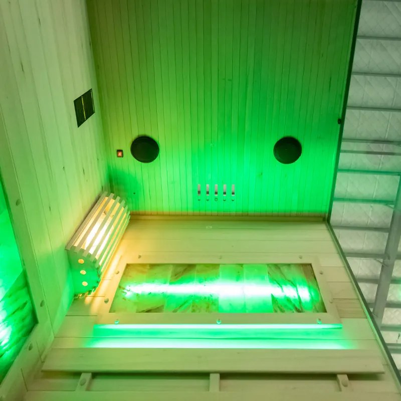 BPS-koupelny Finská sauna Relax HYD-4781 120x120, 2 osoby