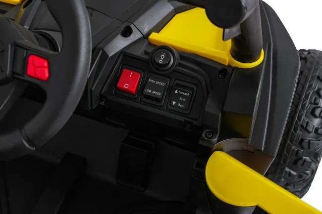 Elektrické autíčko Buggy Madman UTV-MX žluté
