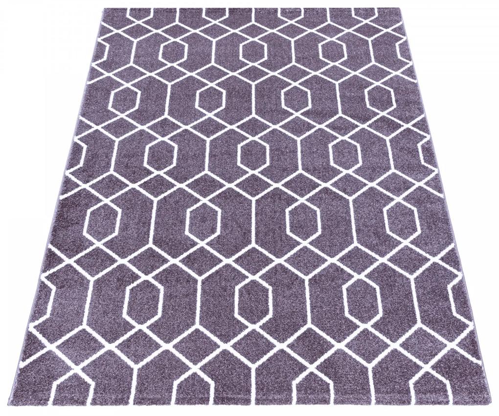 Ayyildiz koberce Kusový koberec Efor 3713 violet - 80x150 cm