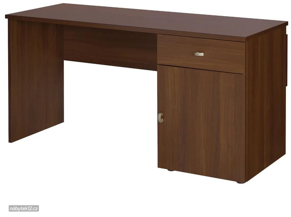 Psací stůl Madelin 1, LTD, třešeň malaga, 58x75x150 cm