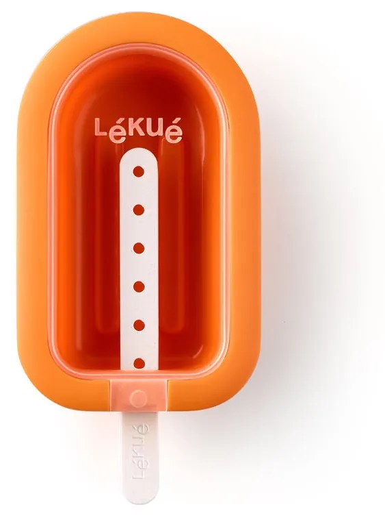 Tvořítko na nanuky Lékué Stackable Mini Popsicle Orange | malé
