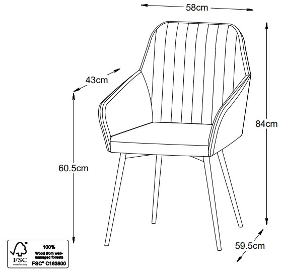 Designová židle Jadwiga tmavě šedý samet