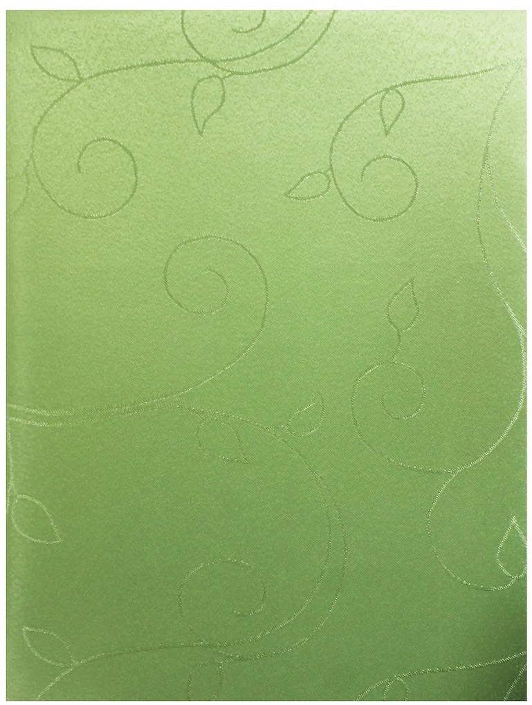 EmaHome - Ubrus s ochranou proti skvrnám 80 x 80 cm / zelená se vzorem