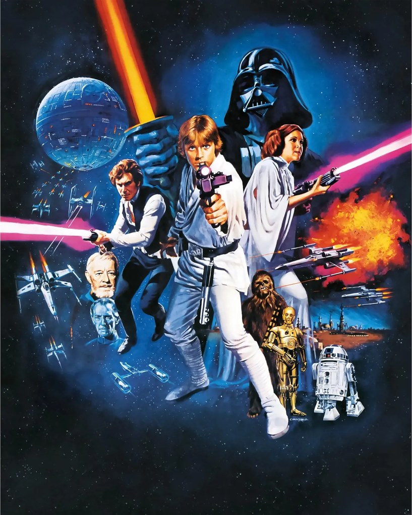 Komar Vliesová fototapeta Star Wars Poster Classic 200 x 250 cm