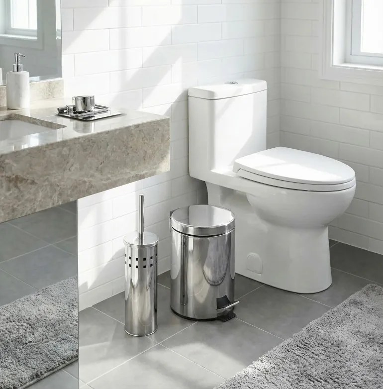 Set WC doplňků do koupelny Nero EMI