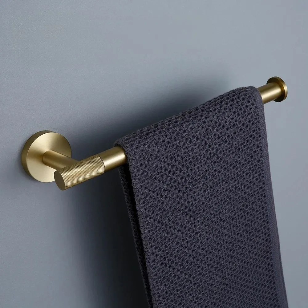 Rea Modern, koupelnový věšák na ručník 26,5cm, 6610a, zlatá matná, REA-98015