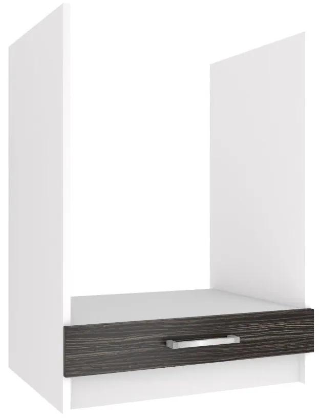 Kuchyňská skříňka Belini spodní pro vestavnou troubu 60 cm královský eben bez pracovní desky  TOR SDP60/0/WT/HK/0/P