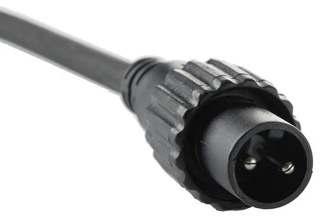Easy Fix LED světelný řetěz, kontura, 5 m, venkovní, ledově bílá s FLASH, 60 diod, černý kabel, IP67