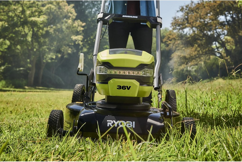 Ryobi RY36LMMX51A-140 36V Bezuhlíková akumulátorová sekačka šířka záběru 51cm (1x4.0Ah)