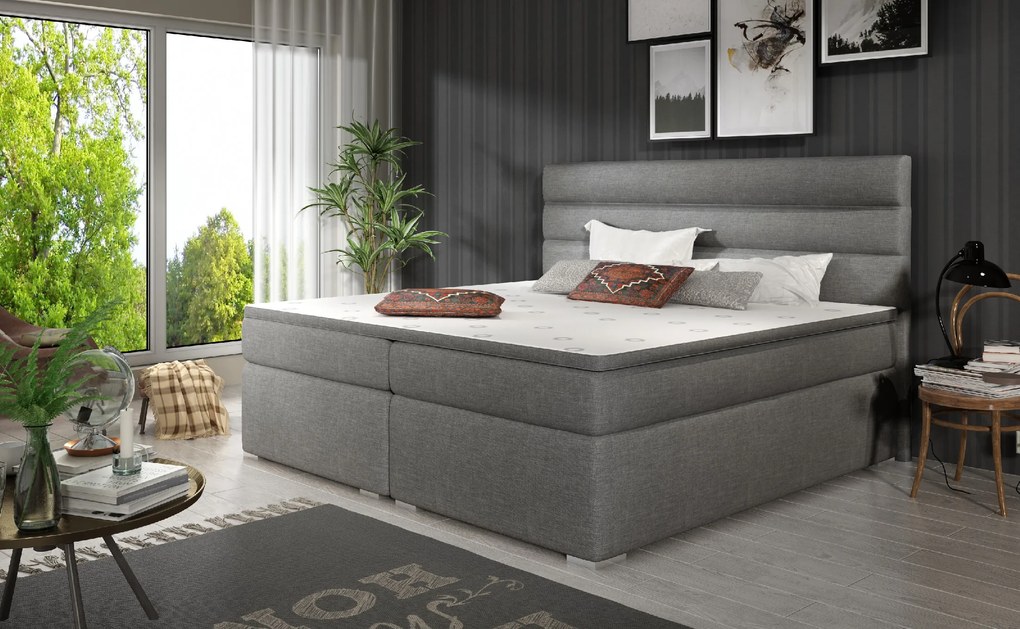 Boxspring Softy 140x200 Materiál / Dekor: Monolith 77