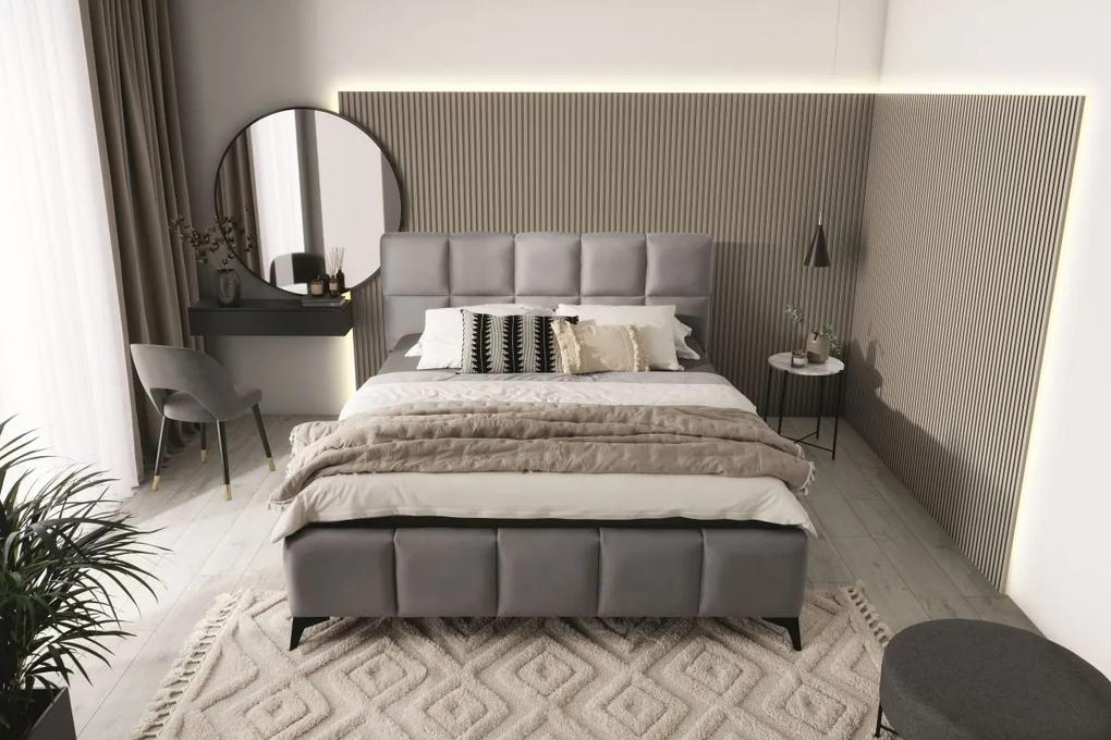 Čalouněná postel MIST - Lukso 24 - 180x200cm