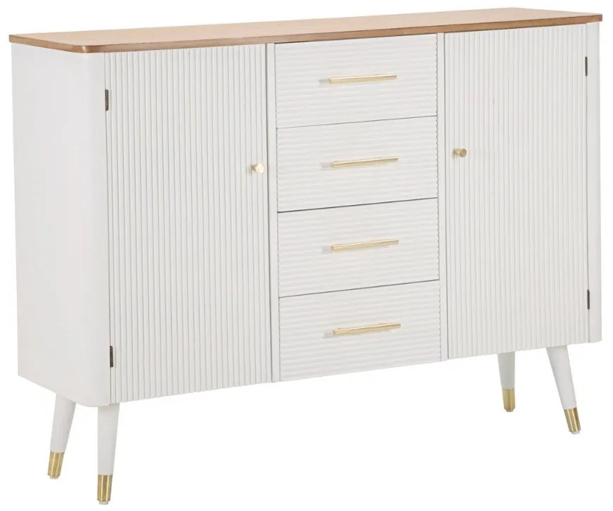 Designová komoda Gerlinde 117 cm bílá