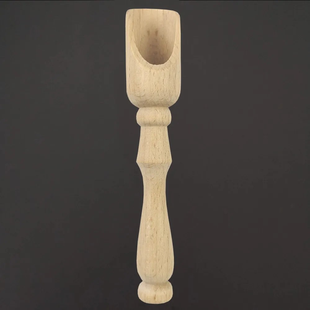 AMADEA Dřevěná lopatka na koření, masivní dřevo,velikost 14 cm