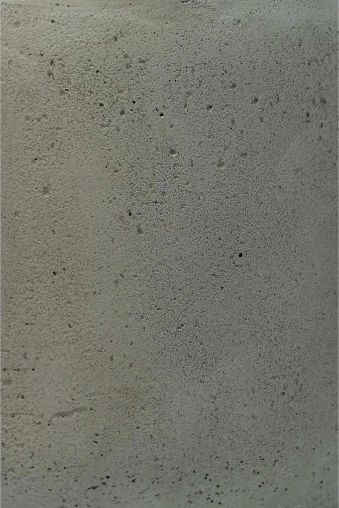 Kulatý květináč CHICO, sklolaminát, průměr 40 x výška 40 cm, šedý