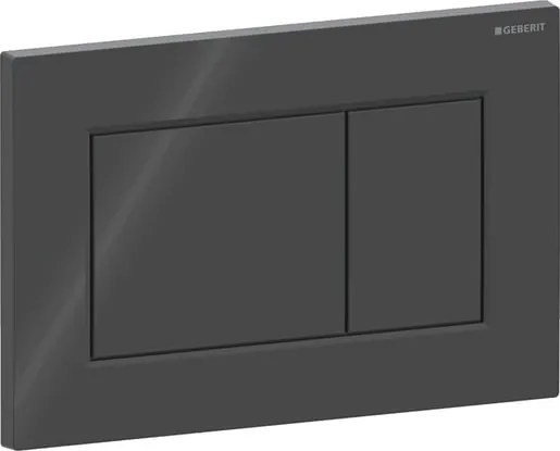 Geberit Sigma01 ovládací tlačítko plast černá lesk 115.660.DW.1