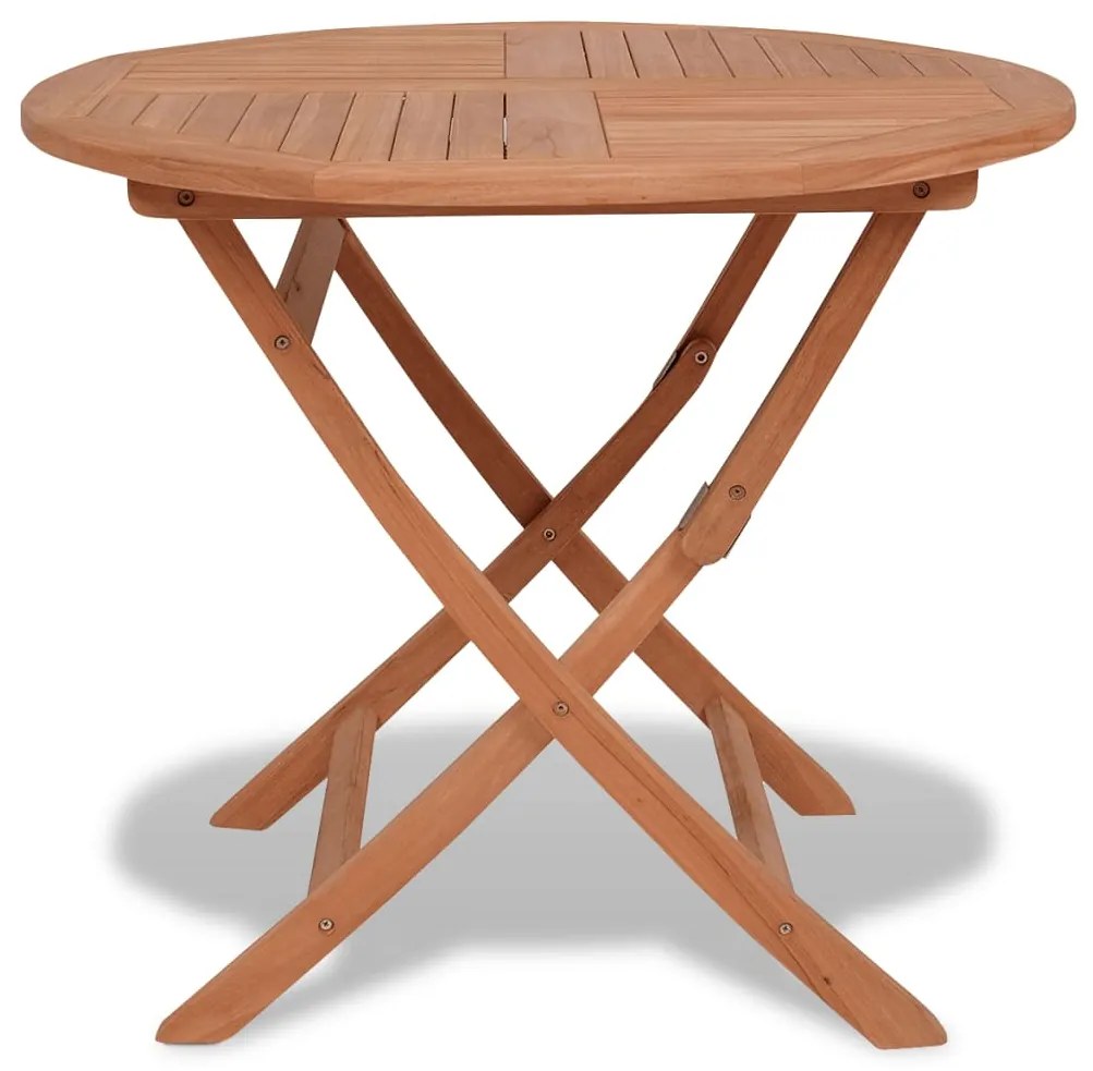 44689 vidaXL Skládací zahradní stůl 85 x 76 cm masivní teakové dřevo