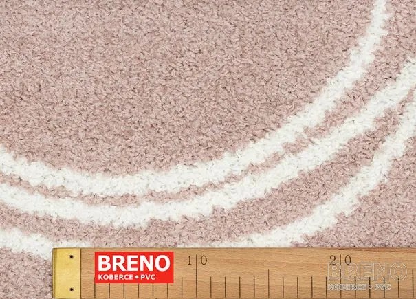 Breno Kusový koberec LOTTO 290/HR5S, 200x285 cm, Růžová/Vícebarevné