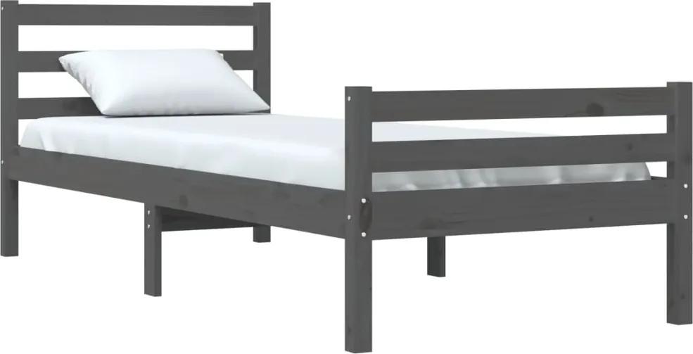 vidaXL Rám postele masivní dřevo 100 x 200 cm [814811] Barva: Černá