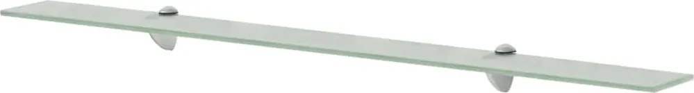 Plovoucí police 2 ks sklo 100 x 20 cm 8 mm 3051541