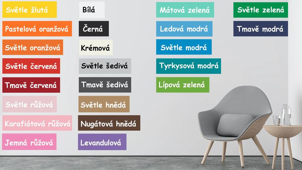 Lepy.cz Samolepka na zeď Retro tv Velikost (šířka x výška): 50x65cm, Barevná varianta: Světle modrá