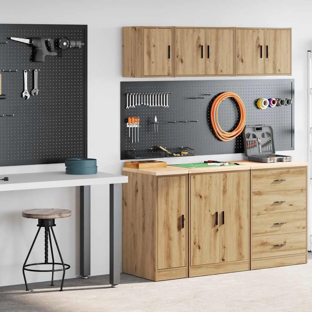 Garážové skříně 2 ks dub artisan kompozitní dřevo 3328295