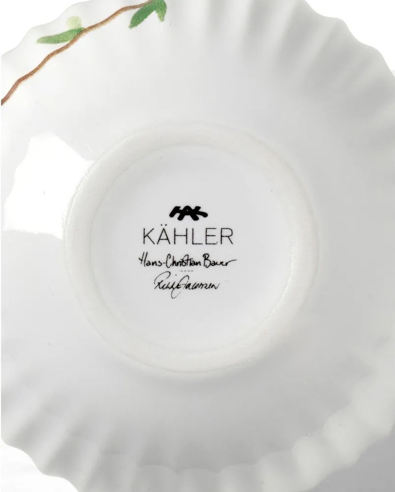 Sada 3 miniaturních porcelánových váz Kähler Design Hammershøi Spring