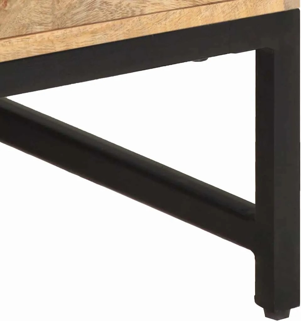 Konferenční stolek 67 x 67 x 45 cm masivní mangovníkové dřevo 320375